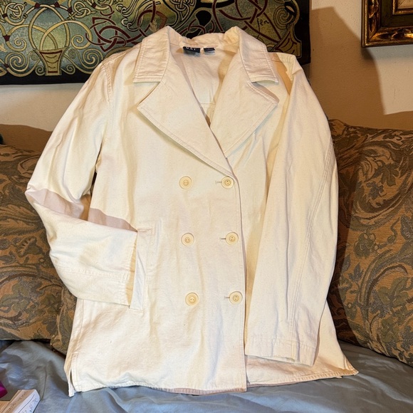 GAP | Jackets & Coats | Vintage Gap Offwhite Pea Coat | Poshmark